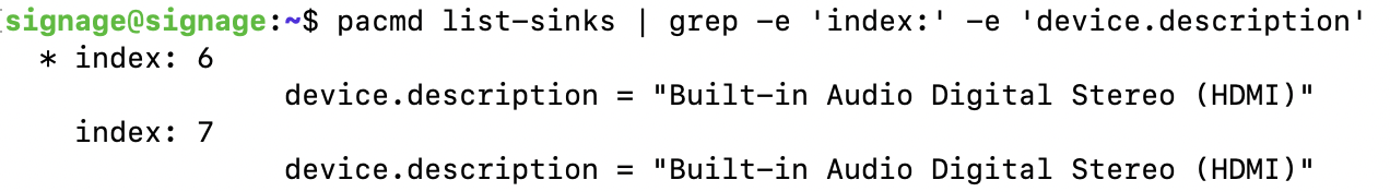 View and Set an Audio Output Interface – PiSignage - Digital Signage ...