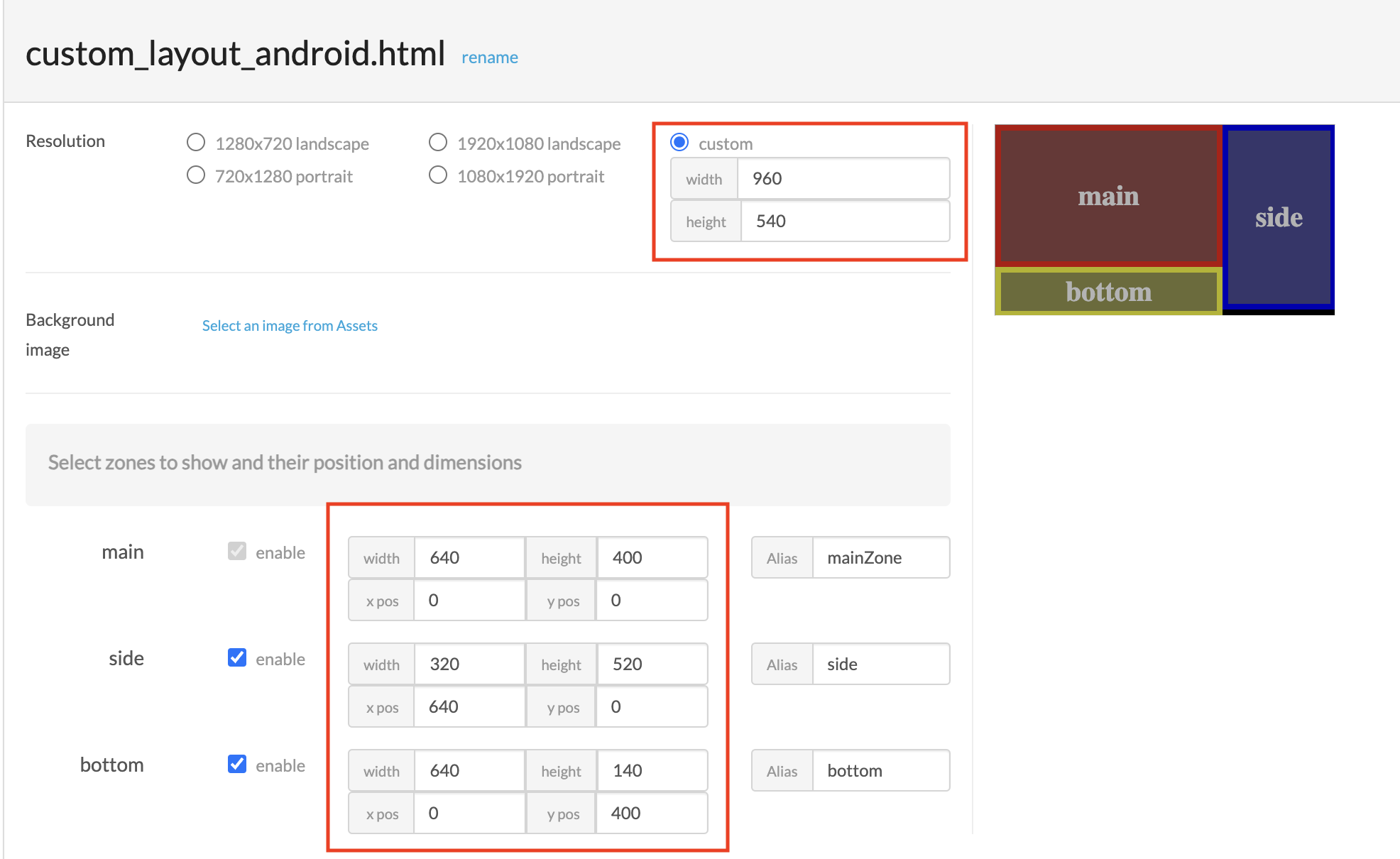 Custom Layout changes for Android Players and Progressive Web App (PWA ... Custom Layout changes for Android Players and Progressive Web App (PWA ...